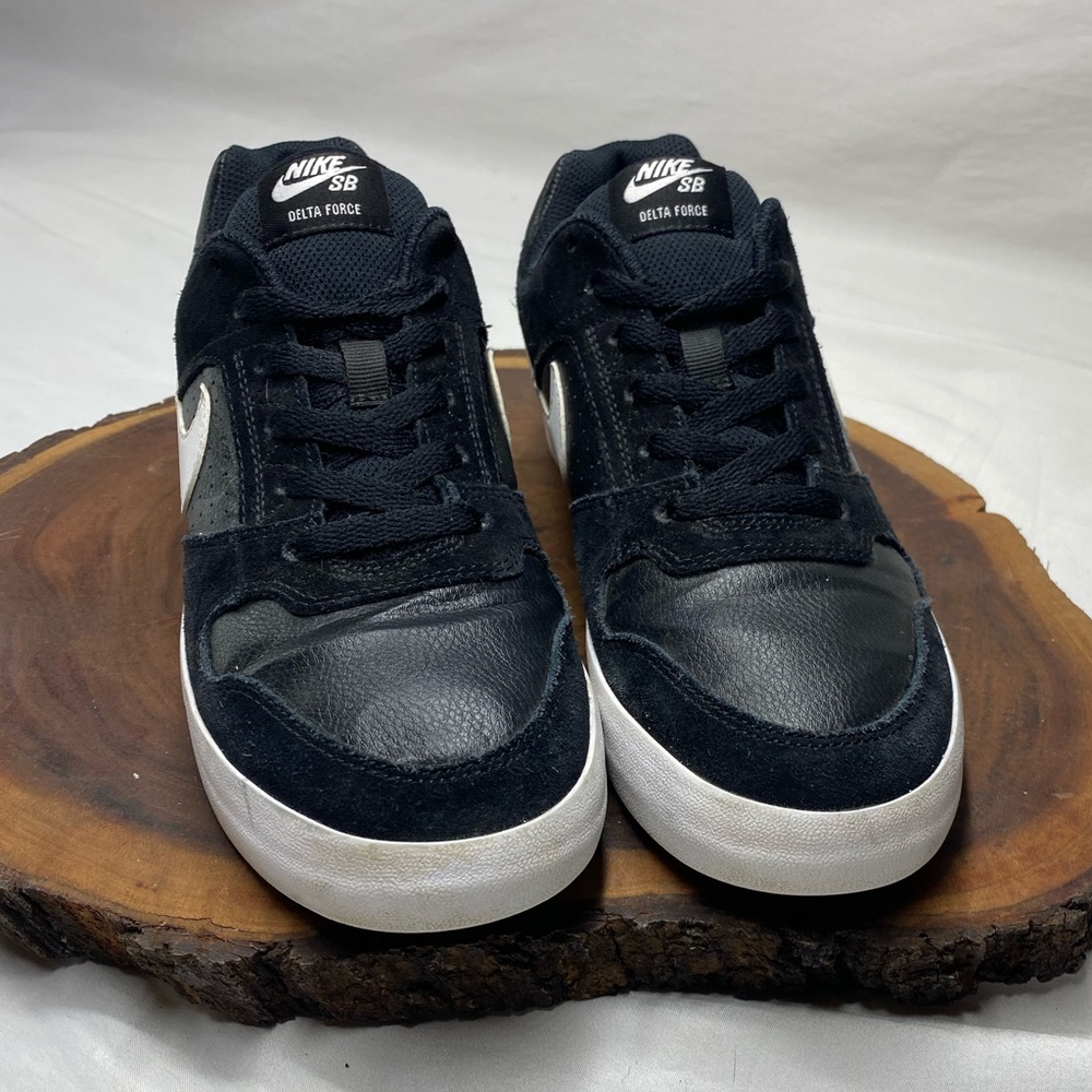 Nike Sb Delta Force Black And White Skate Shoes Men’s… - Gem